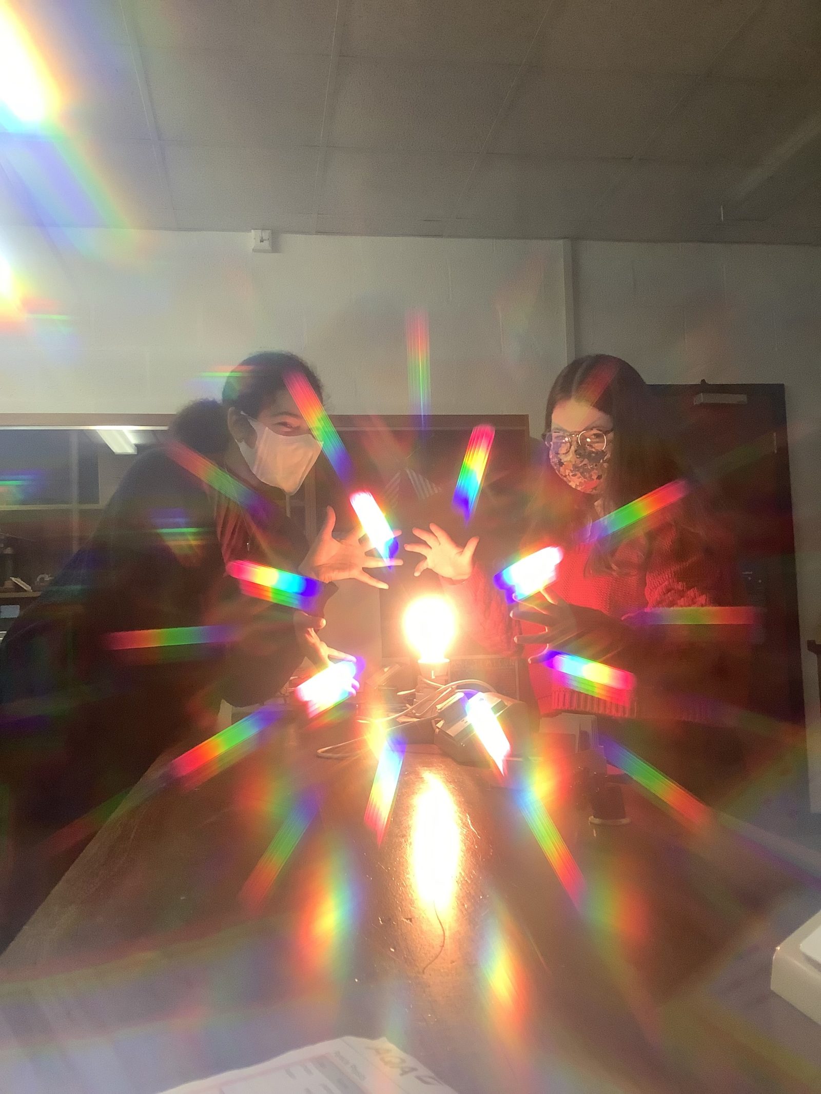 A Level Physics Pupils Investigate Diffraction Gratings - The Mount School