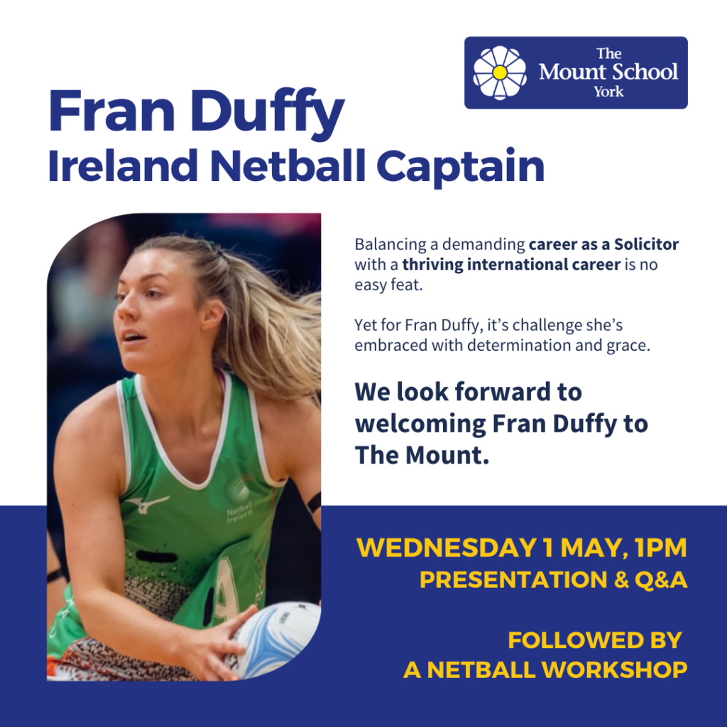 Solicitor and Team Ireland Netball Captain Fran Duffy to inspire Mount ...